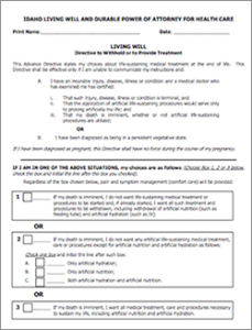 Advance Directives – Northwest Hospital Alliance